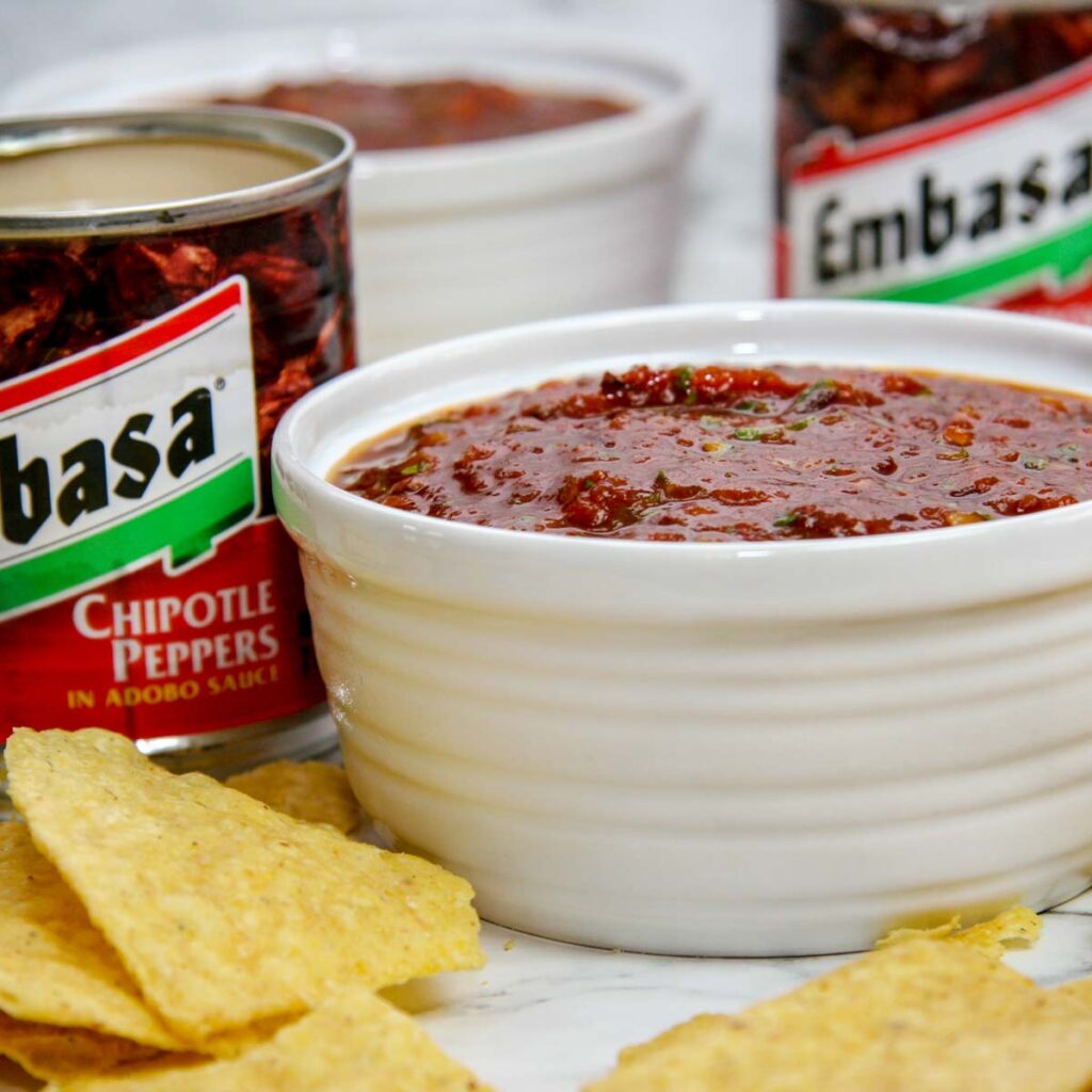 Chipotle Salsa- The Perfect Smoky, Spicy Dip - Our Sweetly Spiced Life