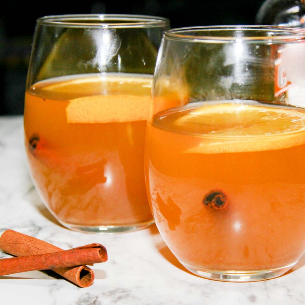 Warming Winter White (Spiced Wine with Orange) - Our Sweetly Spiced Life